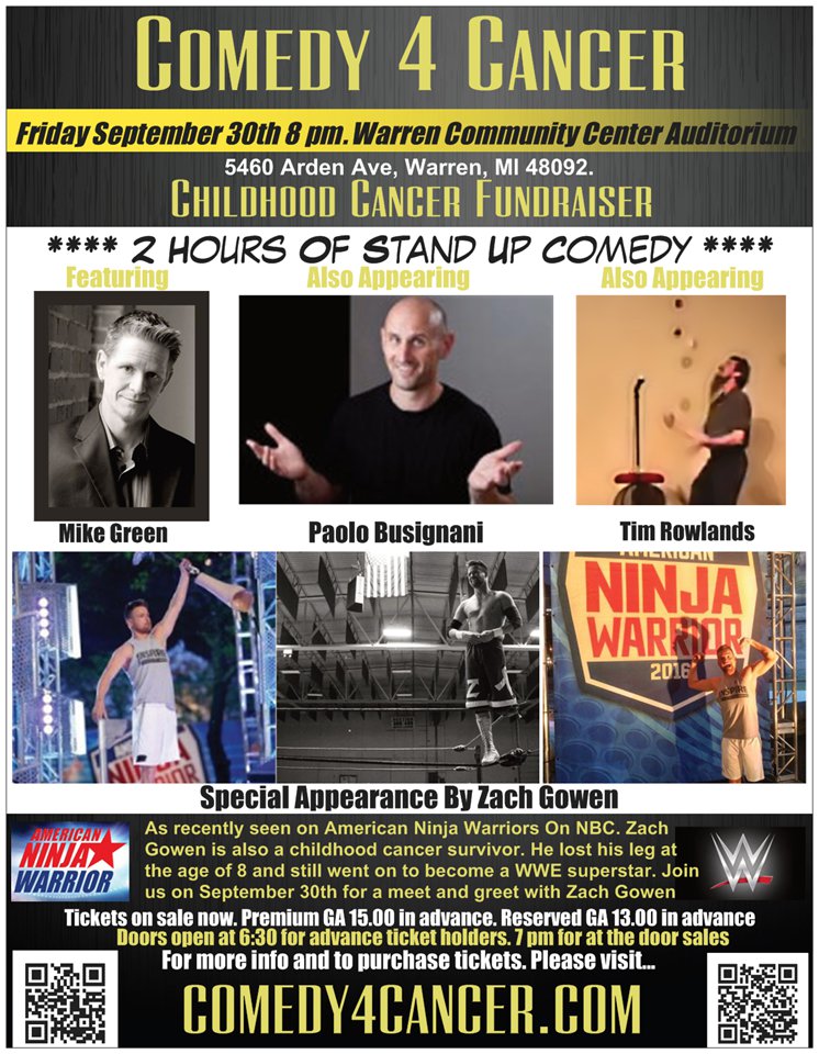 Comedy 4 Cancer » Showtime. Tickets Available And More